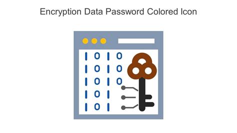 Encryption Data Password Colored Icon In Powerpoint Pptx Png And