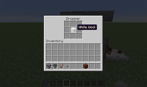 Minecraft How To Make A Dropper