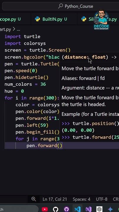 Hexagon Pattern Python Shorts 🔥 Python Programming Python Java Pythontips Pythontricks