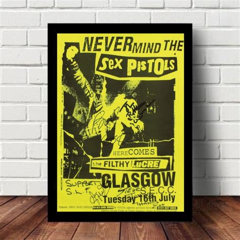 Quadro Decorativo Sex Pistols Rock N Roll Elo7