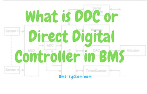 What Is DDC Or Direct Digital Controller In BMS System BMS System