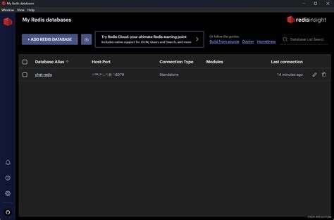 【redisinsight】连入docker容器可视化redis服务
