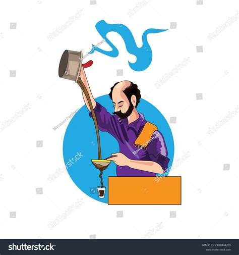 Chai Wala Cartoon Character Indian Pakistani Stock Vector Royalty Free 2188844235 Shutterstock