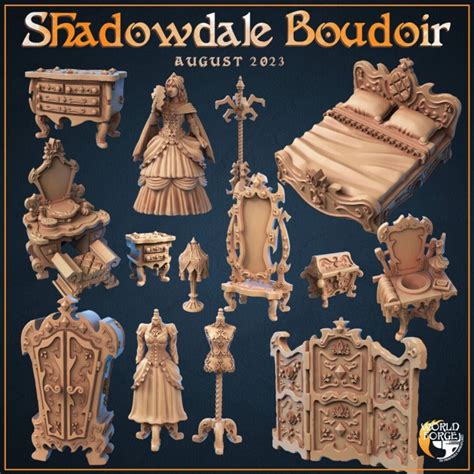 Shadowdale Boudoir Dnd Pathfinder 5e Miniature World Forge