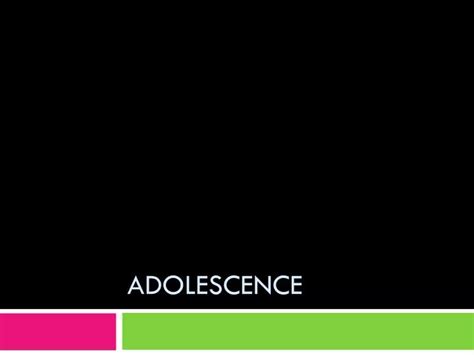 PPT Adolescence PowerPoint Presentation Free Download ID 1923388