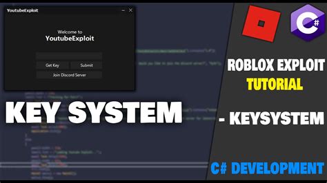 How To Make A Key System For Your Advanced Roblox Exploit Key System UI NOT EPISODE YouTube