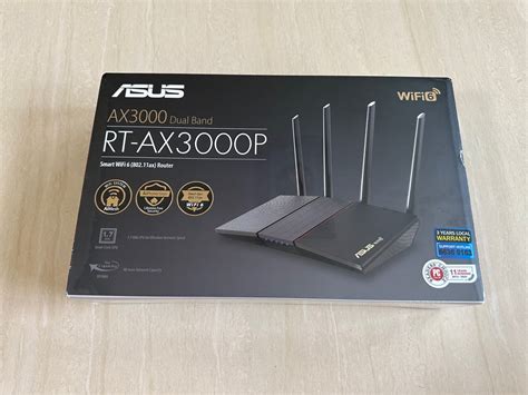 BNIB Asus RT AX3000P Dual Band WiFi 6 Router Computers Tech Parts Accessories Networking