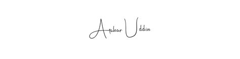 88 Atahar Uddin Name Signature Style Ideas Outstanding Autograph