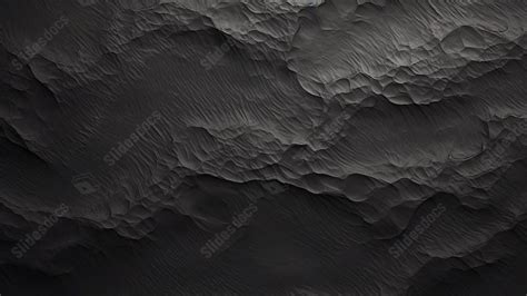 Sleek Black And White With A Distinctive Matte Surface Texture Powerpoint Background For Free