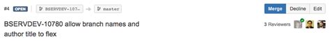 Lucy Css Flexbox In Action Bitbucket Server Pull Request Header