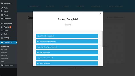 Ultimate Db Manager Wordpress Database Backup Cleanup And Optimize