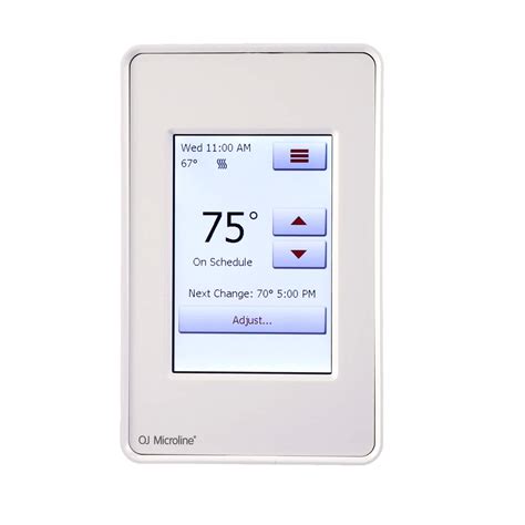 Buy Radiant Electric Floor Heating Touch Screen Programmable Thermostat With GFCI Includes