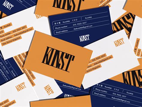 브랜딩 디자이너가 만드는 쿤스트 커스텀 명함 크몽