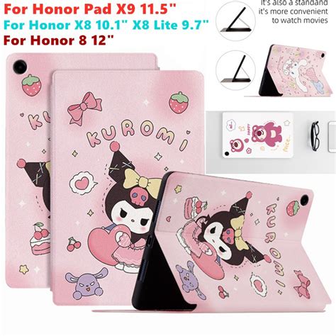 Case For Honor Pad X9 11 5 X8 Pro X8 10 1 X8 Lite 9 7 Honor 8 12 Case Stand Cartoon Pattern