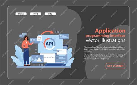 Premium Vector Api Integration And Development A Professional