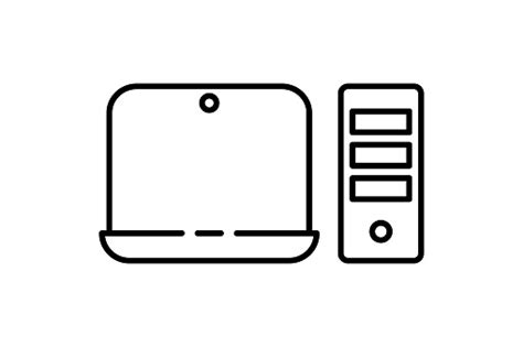 컴퓨터 모니터 아이콘입니다 교육 및 온라인 교육과 관련된 아이콘입니다 웹 사이트 앱 사용자 인터페이스 인쇄 가능한 등 라인 아이콘 스타일에 적합합니다 편집 가능한 간단한