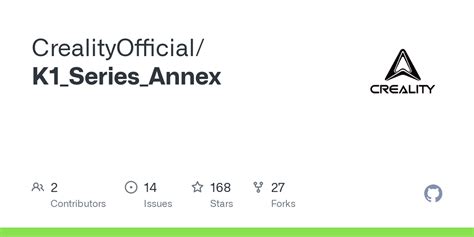 Github Crealityofficialk1seriesannex