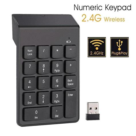 【happy One】portable 18keys Wireless Numeric Keypad 2 4g Mini Usb 18 Keys Number Pad Numeric