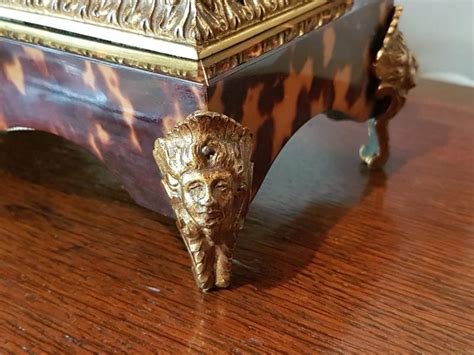 Superb Tortoise Shell Cased Swiss Mantel Clock Sturmans Antiques