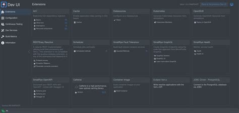 Dev Ui For Extension Developers Quarkus