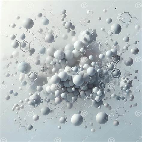 Abstract Representation Of Molecular Structure Stock Illustration Illustration Of Design