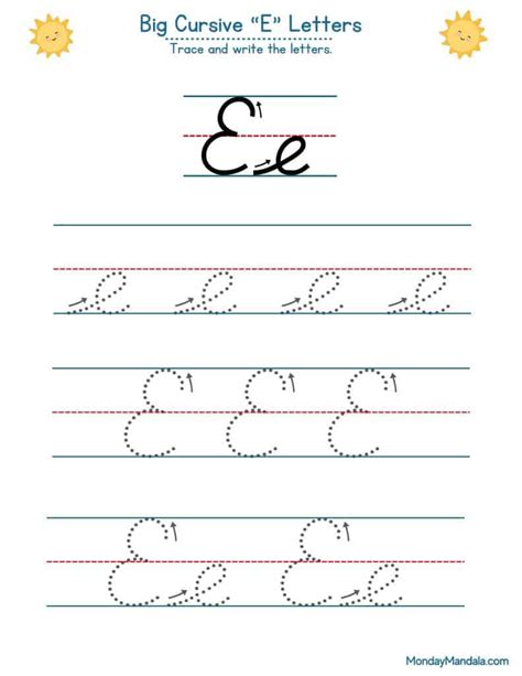 Cursive E