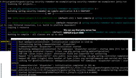 Spring Security Remember Me Geeksforgeeks