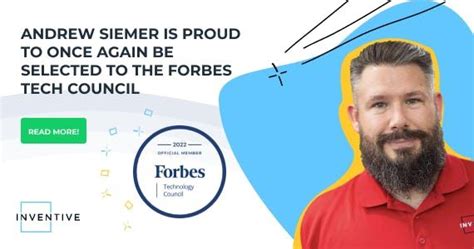 James Shaw On Linkedin Inventives Ceo And Founder Andrew Siemer Was Once Again Selected To Be