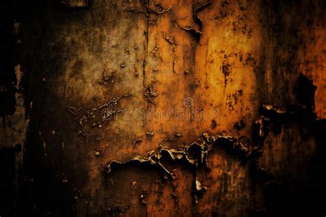 Rust Texture Rusty Grain On Metal Background Abstract Textures Stock Illustration