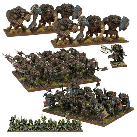 Kings Of War Orcs Army Orc And Goblins Starter Warhammer Fantasy Orc