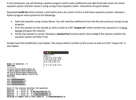 Python Solve System Of Linear Equations Without Numpy Tessshebaylo