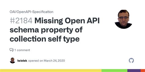missing open api schema property of collection self type · issue 2184 · oai openapi