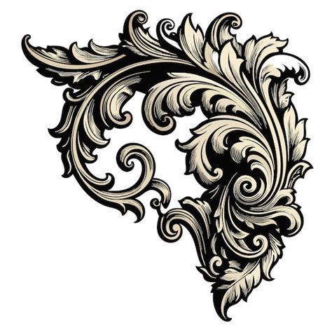 Premium Vector Ornate Floral Design Element