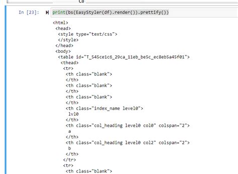 Jinja How To Extend Pandas Base Styler Template Stack Overflow