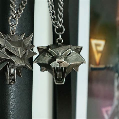 Witcher Cat School Medallion Necklace The Witcher Elbenwald