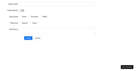 固定 Label 宽度 Ant Design Vue406 Codesandbox