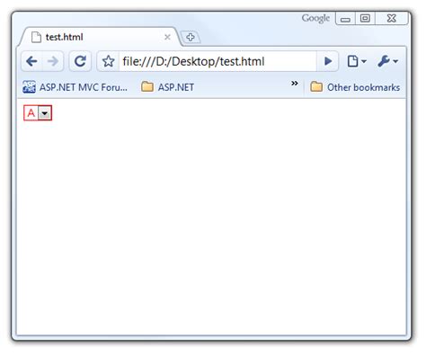 Interesting Browser Bug With Css Border And The Select Element Youve