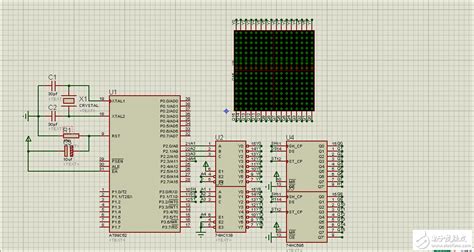 16x16点阵横向扫描是如何实现左移的? 微波eda网 16x16点阵横向扫描是如何实现左移的? 微波eda网
