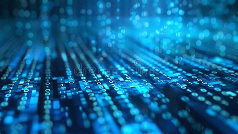 Futuristic Digital Data Stream In Cyberspace Portraying Technology Concepts 16x9 Video