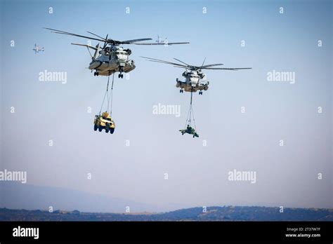 Miramar California Usa September 24 2023 Two Marine Corps Ch 53
