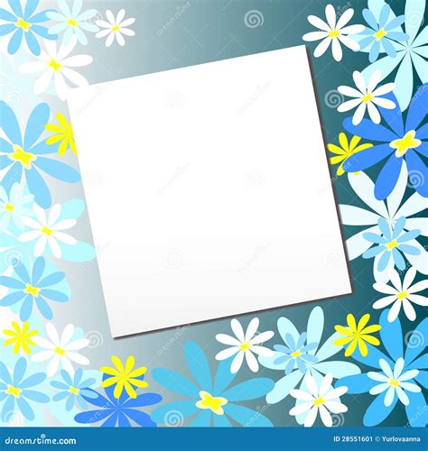 Vector Elegant Flower Background With Space For Text Stock Vector Illustration Of Herb Poster