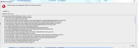 Getting An Error When Tried To Generate Soap Jax Ws Web Service From