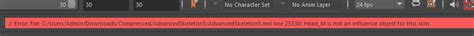 Advance Skeleton Error Face Rigging Autodesk Community