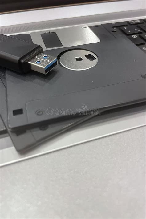 From Past To Present The Evolution Of Data Storage Stock Image Image Of Transfer Device