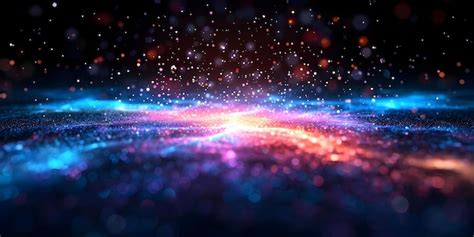 Premium Photo Digital Universe Collision Triggers Secure Blockchain System Through Chain