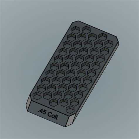 Obj File 45 Colt Reloading Block 🔫 ・3d Printer Design To Download・cults