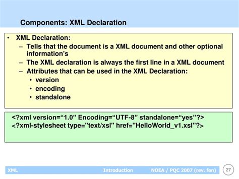 Ppt Xml Introduction Powerpoint Presentation Free Download Id 3355760