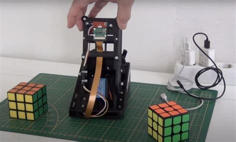 Cubotino The Rubiks Cube Solving Robot Raspberry Pi