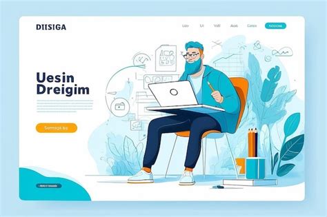Premium Photo Man Is Working On Ui Ux Design Project Designer Drawing