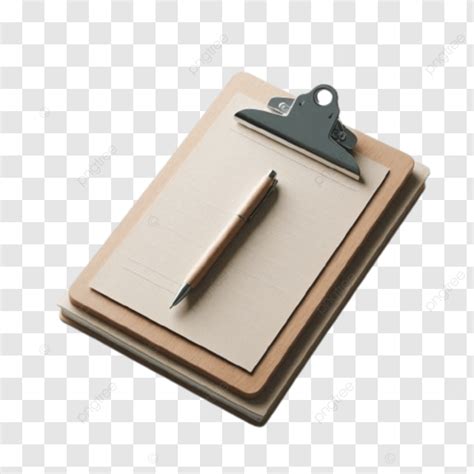 투명한 배경에 있는 종이 클립보드의 이미지 3d 3d 종이 클립보드의 이미지 투명한 배경에 클립보드 Png 일러스트 및